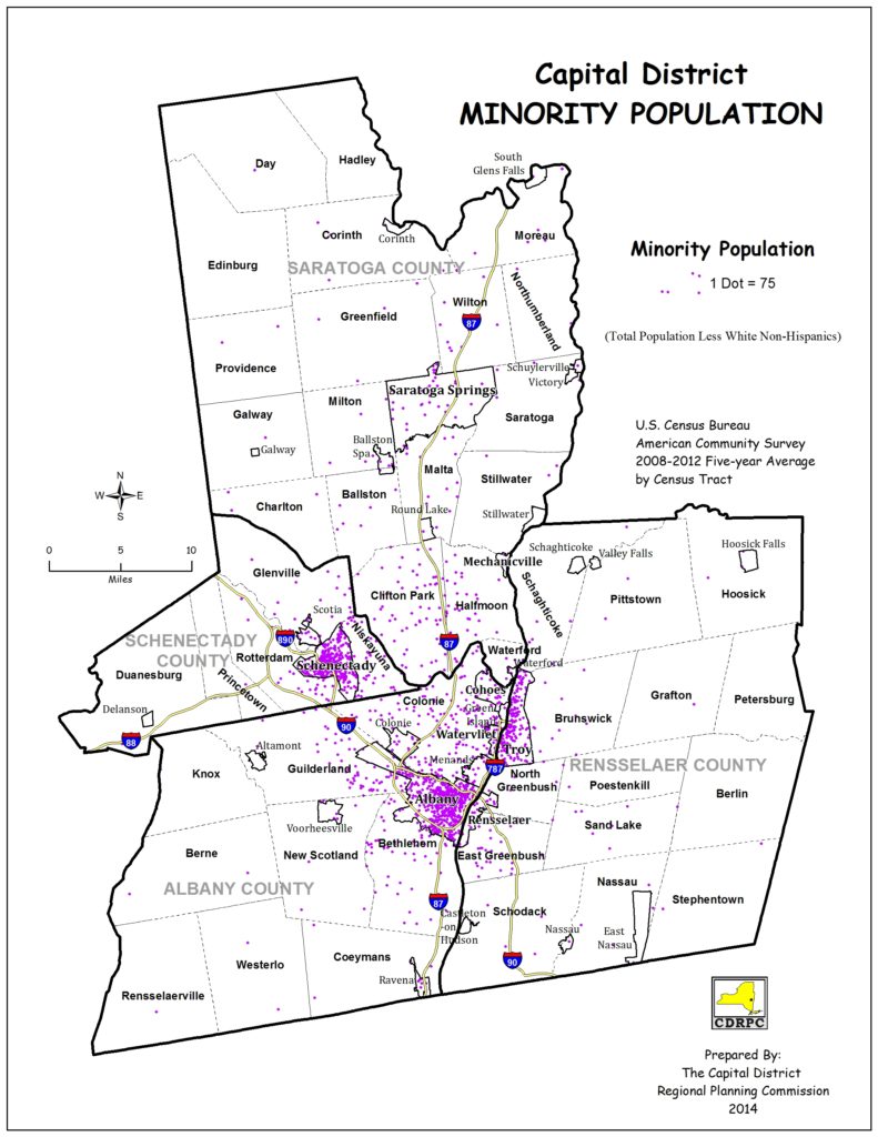 Capital District Minority Population - CDRPC